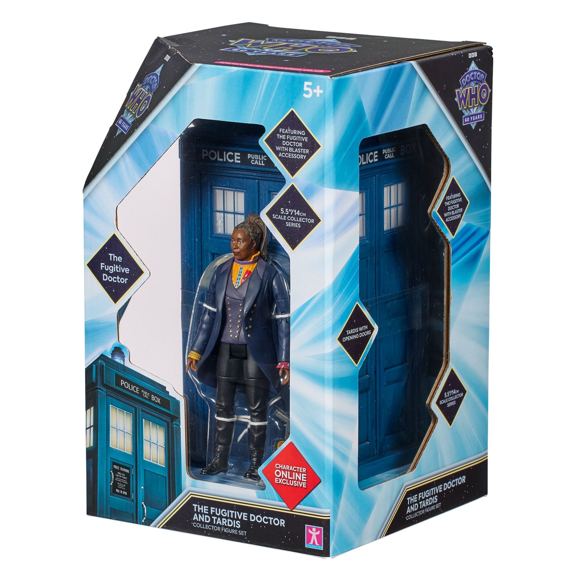 Doctor Who Fugitive Doctor and Tardis Collector Figure Set - Character Toys Doctor Who Fugitive Doctor and Tardis Collector Figure Set - Character Toys